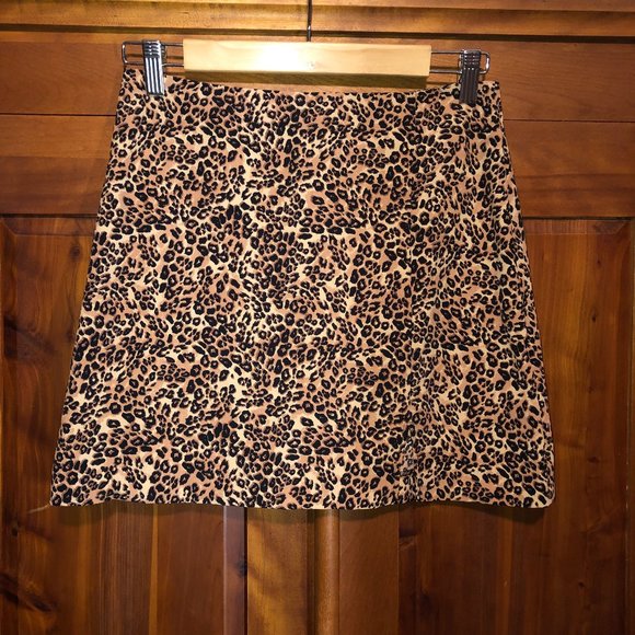 Primark | Skirts | New Primark Leopard Print Mini Skirt | Poshmark